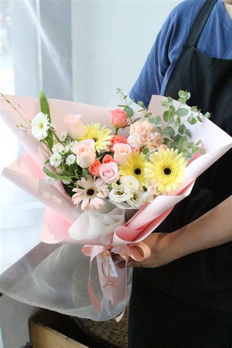 봄의정원 꽃다발 배민 장보기∙쇼핑