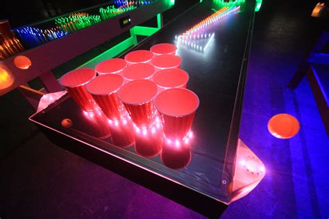 Take Beer Pong To The Next Level With This Led Light Up Tables That Can