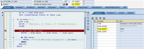 Control Break At New Statement Learn Sap Program