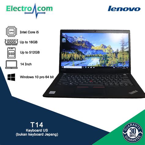 Jual Lenovo Thinkpad T14 I5 Gen10 RAM 16GB SSD 512GB Original Shopee Indonesia
