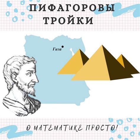 ‼️ПИФАГОРОВЫ ТРОЙКИ что это⠀ ⠀ В О Математике Просто