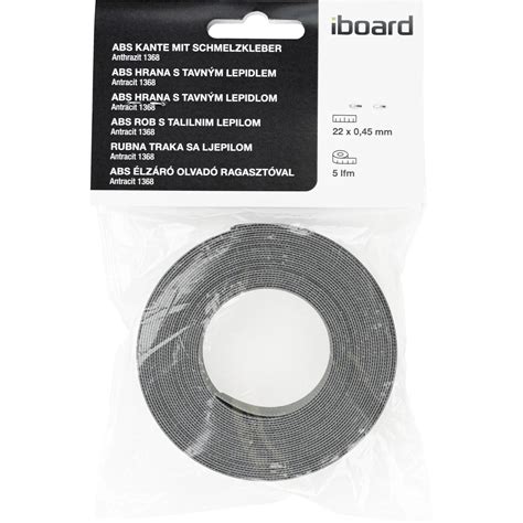 Abs Hrana S Tavným Lepidlem Iboard Antracit 5 M X 22 Mm Nakoupit U Obi