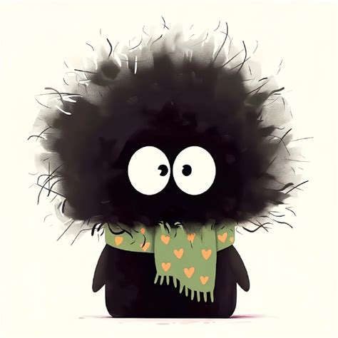 小黑煤球头像萌到爆 可爱的煤球头像图片2配图网