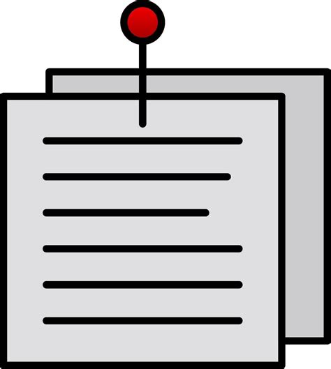 Pinned Line Filled Gradient Icon 42176441 Vector Art At Vecteezy