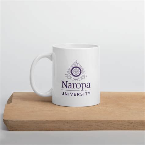 White Glossy Mug Naropa Online Store