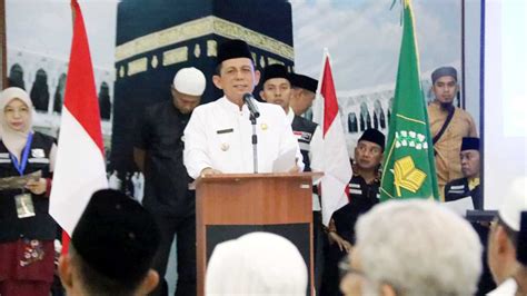 Lepas 487 Jemaah Calon Haji Kloter 1 Embarkasi Batam Ini Pesan