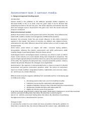 Assessment Task 2 Samson Media Docx Assessment Task 2 Samson Media 1