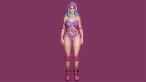 3d Model Aaa 3d Model Margot Robbie Barbie Girl Realistic Game