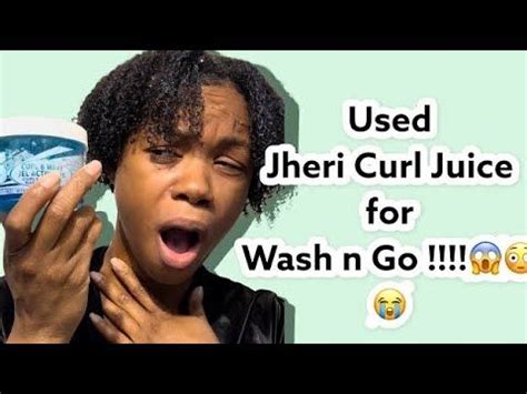 USED JERRY CURL JUICE FOR MY WASH GO LUSTERS S CURL ACTIVATOR ON