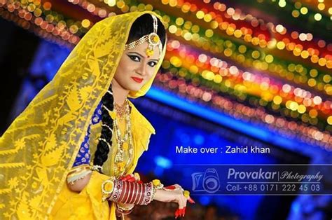 Bangladeshi Brideholud Attirezahid Khan Makeover Bridal Photography