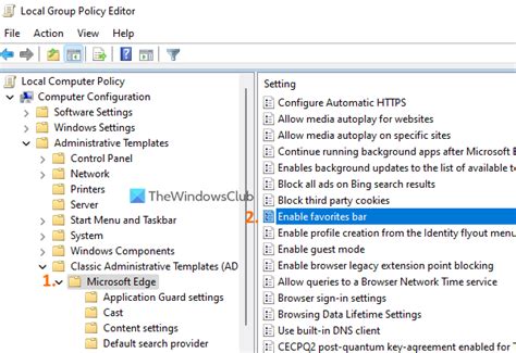 Come Disabilitare Mostra Barra Dei Preferiti In Microsoft Edge
