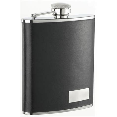 Visol Vf1126 Visol Eclipse S 18 Oz Black Genuine Leather Flask 1 Ralphs
