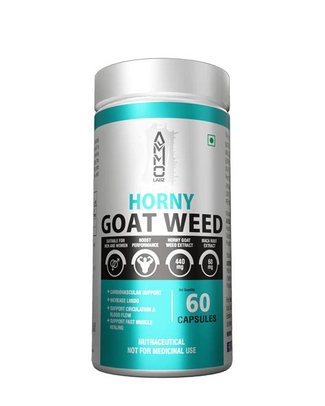 Ammo Labz Horny Goat Weed 60 Capsules Boost Performance Kapoor Medical Hall