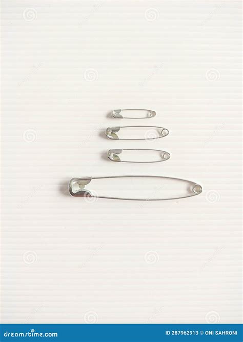 Various Sizes Of Pins From Small To Large Stock Image Image Of Fastening Glass