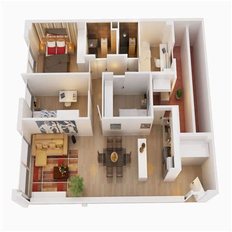 Introducir 92 Imagen Modelo De Departamentos De 80m2 Abzlocal Mx