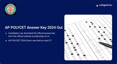 Ap Polycet Final Answer Key 2024 Out Download Pdf Here