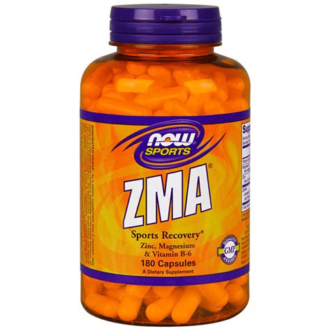Zma 800 Mg 180 Capsules Now Foods
