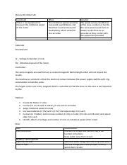 Optimizing Dc Motor Performance Speed Measurement Analysis Course Hero