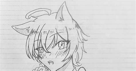 女の子イラスト 「にゃー」 響波のイラスト Pixiv