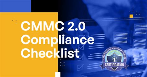 CMMC Compliance Checklist CMMC 2 0 Requirements 2024