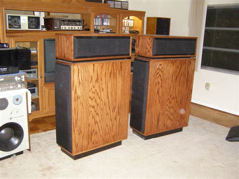 Klipsch K Horn Speakers Built From 1970s Speakerlab Plans Turntable