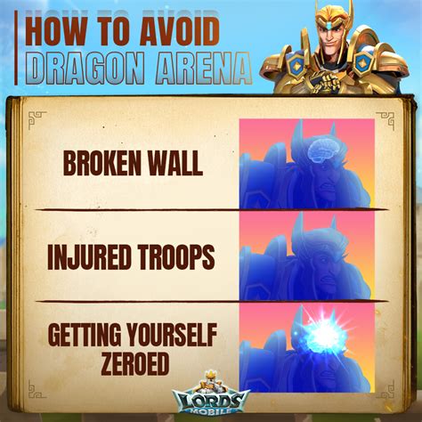 Lords Mobile On Twitter Avoiding Dragon Arena 101 Check Out This