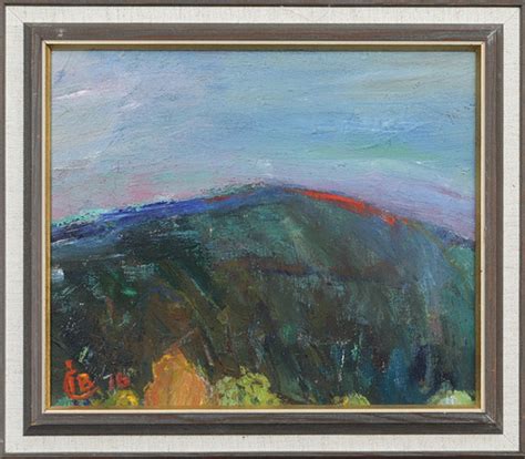 Inga Britt Carlsson Olja På Duk Signerad Konst Måleri Auctionet