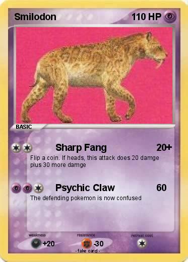 Pokémon Smilodon 28 28 Sharp Fang My Pokemon Card