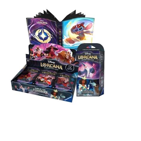 Disney Lorcana Rise Of The Floodborn Booster Box 1 Deck Portfolio