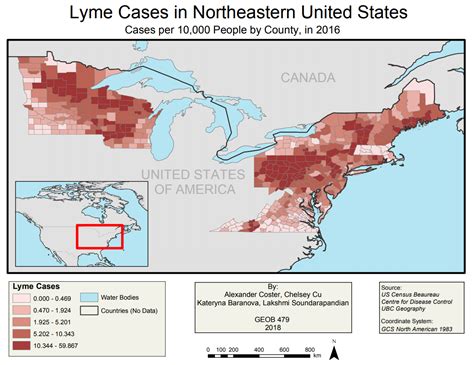 Lyme Disease Distribution Usa How Many People Contract Lyme Disease