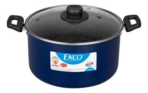 Olla Recta Ekco Classic Azul De Cm Con Antiadherente Mercadolibre