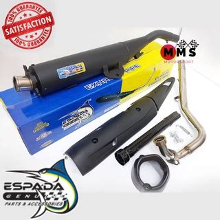 Espada Ekzos Motor Exhaust Pipe Racing E4 II 28mm Y15ZR Y15 Shopee