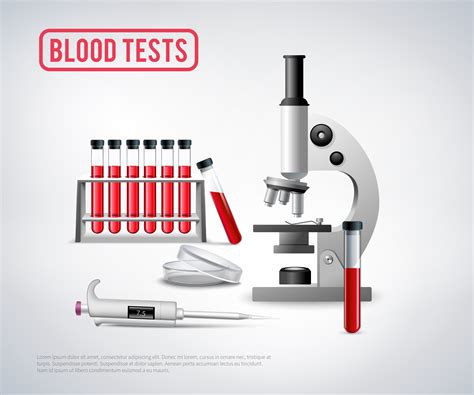 Blood Testing Set Background 481515 Vector Art At Vecteezy