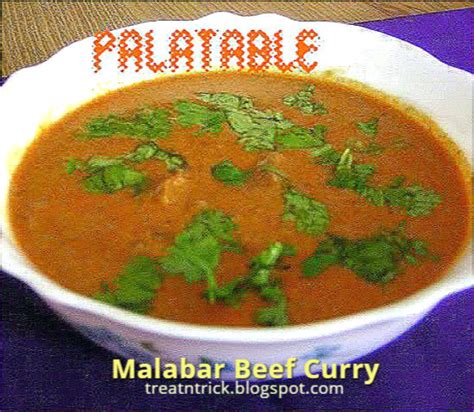 Treat And Trick Malabar Beef Curry