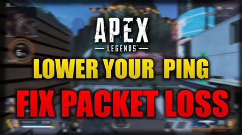 APEX LEGENDS FIX HIGH PING AND FIX PACKET LOSS LOWER PING 2022 YouTube