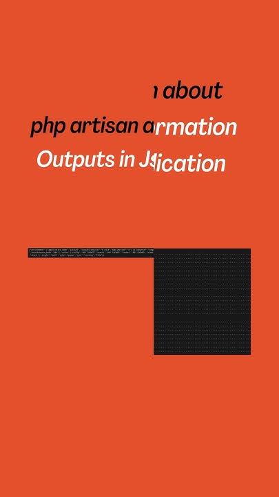 Php Artisan About Command Youtube