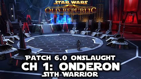 SWTOR Onslaught Ch Onderon Sith Warrior YouTube