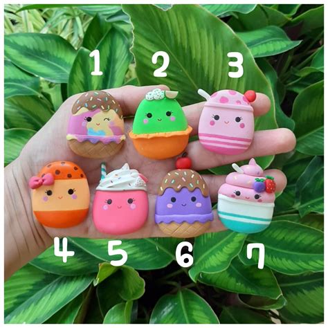 1 X Sweet Squishies Clay Figure 7 Variants Little Miss Mouse Craft