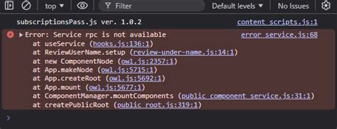 Javascript Odoo Owl Error Service Rpc Is Not Available Stack Overflow