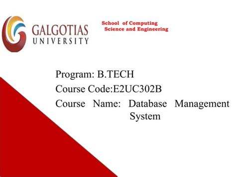 Sub Querry In Database Management Systems Ppt