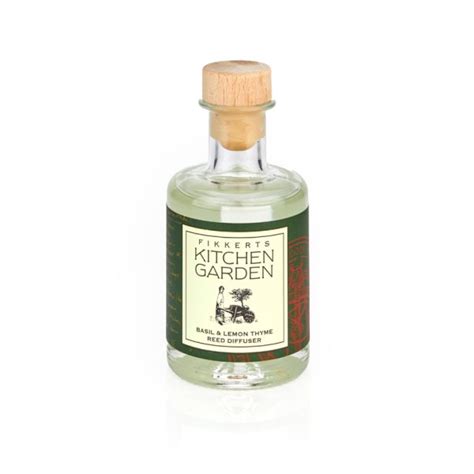 Basil And Lemon Thyme Room Diffuser 200ml 7floz Fikkerts