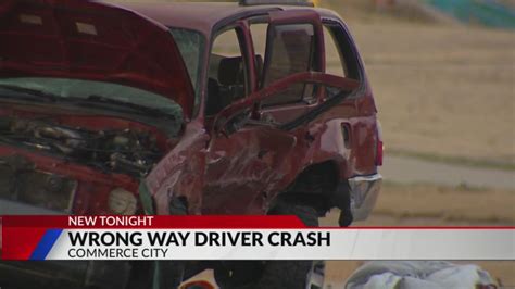 Police Wrong Way Driver Causes Serious Crash In Commerce City