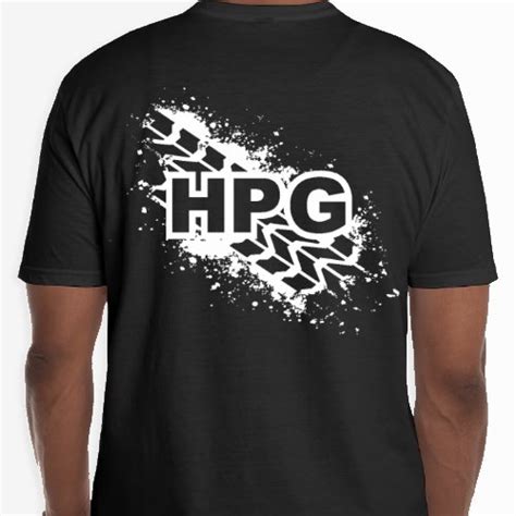 Tshirt06 S Hpg Tshirt Black Hpg With Large Logo On Back Small