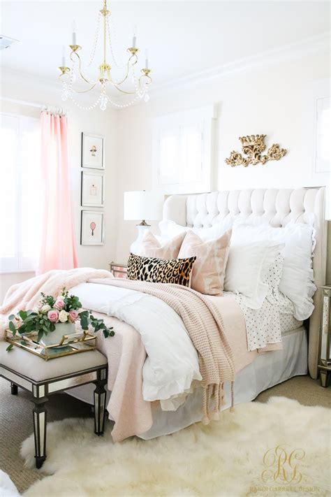 Pink And Gold Girls Bedroom Makeover Randi Garrett Design