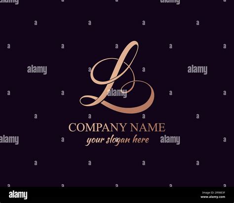 L Logo Avec Coeur L éléments De Modèle De Logo De Lettre Monogramme