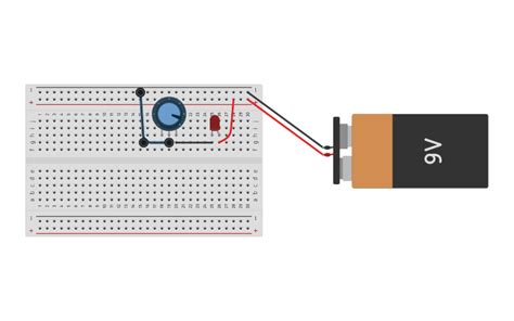 Circuit Design Potenciometro Tinkercad
