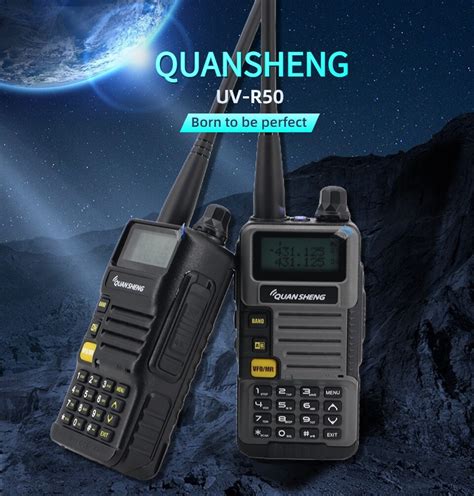 Quansheng UV-R50 Vhf Uhf Dual Band Two Way Radio Performance Handheld ...