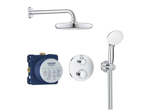 GROHE Set de douche à encastrer double sorties Grohtherm 1000