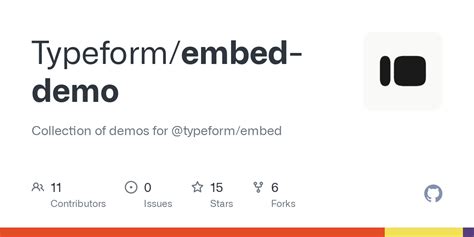 Github Typeform Embed Demo Collection Of Demos For Typeform Embed