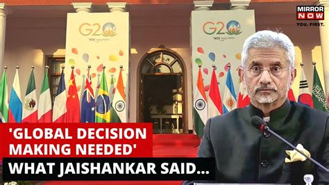 EAM S Jaishankar Strong Message At G20 Foreign Minister Meet In Delhi